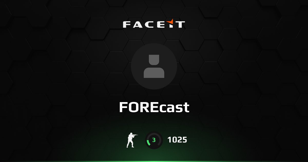 FOREcast - Player Profile - FACEIT.com