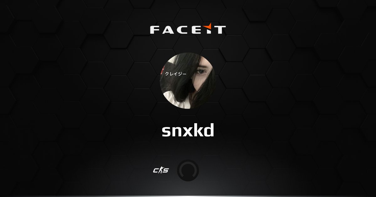snxkd - Player Profile - FACEIT.com